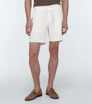 Frescobol Carioca Augusto Terry Shorts - White