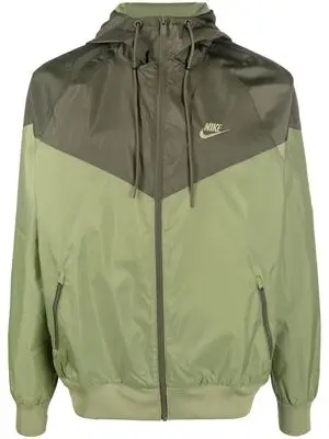 Nike Embroidered-logo Zip-up Hooded Jacket