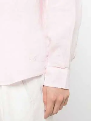 Vilebrequin Caroubis Long-sleeved Linen Shirt - Pink