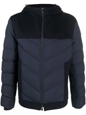 Corneliani Hooded Padded-design Jacket