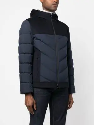 Corneliani Hooded Padded-design Jacket