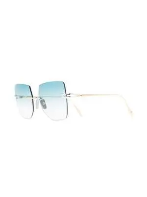 Dita Butterfly-frame Sunglasses - Gold