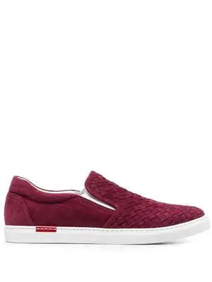 SCAROSSO Gabriella Woven Sneakers - Pink