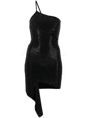 ANDREĀDAMO Rhinestone-embellished Minidress