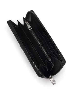 Dolce & Gabbana Zipped Grained Leather Wallet