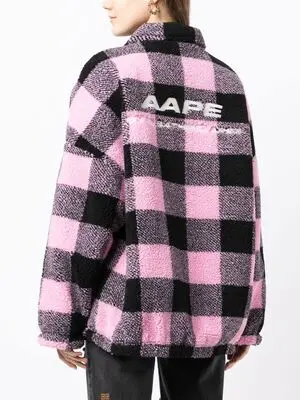 AAPE BY *A BATHING APE Check Pattern Shirt Jacket