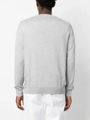 Polo Ralph Lauren Embroidered Pony Knit Jumper - Grey