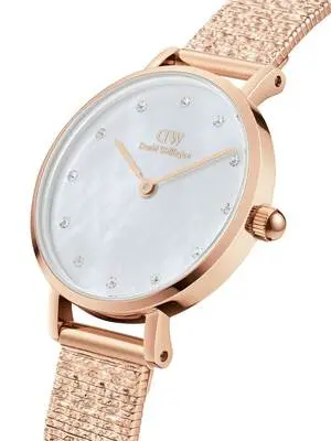 DANIEL WELLINGTON Petite 28 Pressed Studio Watch - White