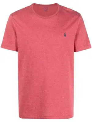 Polo Ralph Lauren Embroidered-pony Detail T-shirt - Red