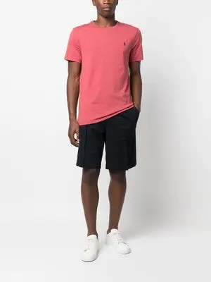 Polo Ralph Lauren Embroidered-pony Detail T-shirt - Red