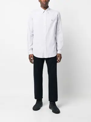 Polo Ralph Lauren Striped Button-down Shirt - Grey