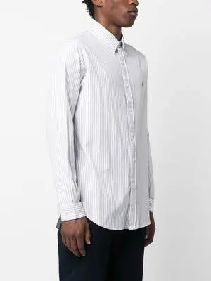 Polo Ralph Lauren Striped Button-down Shirt - Grey
