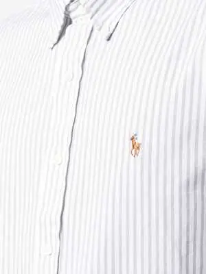 Polo Ralph Lauren Striped Button-down Shirt - Grey
