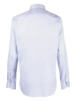 DELL'OGLIO Long-sleeve Button-up Shirt - Blue