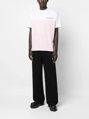 VTMNTS Logo-print Colour-block T-shirt