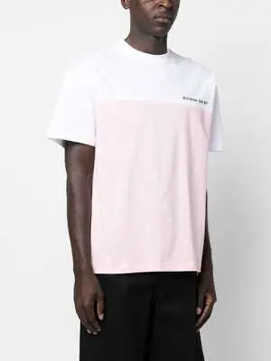 VTMNTS Logo-print Colour-block T-shirt