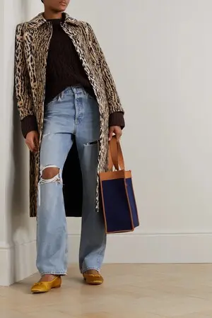 Rixo Milly Leopard-print Felt Coat