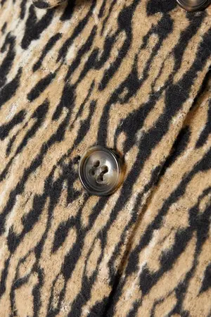 Rixo Milly Leopard-print Felt Coat