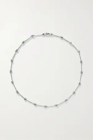 LAURA LOMBARDI Net Sustain Treccia Necklace - Silver
