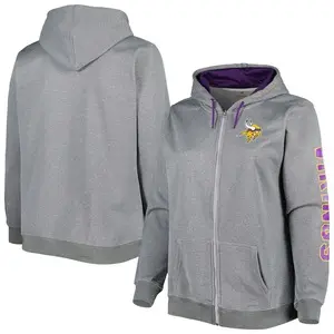 Profile Minnesota Vikings Fleece Full-zip Hoodie Jacket