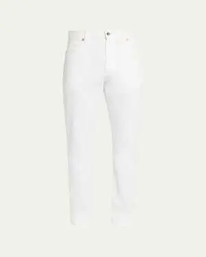 Zegna Cotton 5-pocket Pants - White Solid