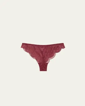 Simone Perele Karma Lace Tanga Briefs Spinel Red