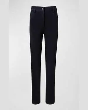 Akris Maru Slim-leg Ankle Pants