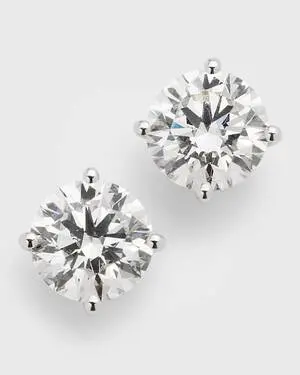 18k Diamond Stud Earrings
