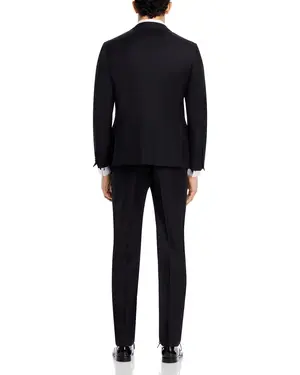 Canali Peak Lapel Regular Fit Tuxedo - Black