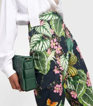 Oscar De La Renta Printed Cropped Pants
