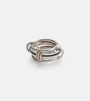 SPINELLI KILCOLLIN Gemini Sterling Ring With White Diamonds - Silver