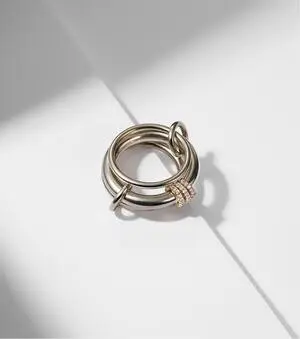 SPINELLI KILCOLLIN Gemini Sterling Ring With White Diamonds