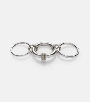 SPINELLI KILCOLLIN Gemini Sterling Ring With White Diamonds