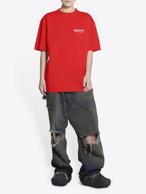 Balenciaga Political Campaign T-shirt Fit