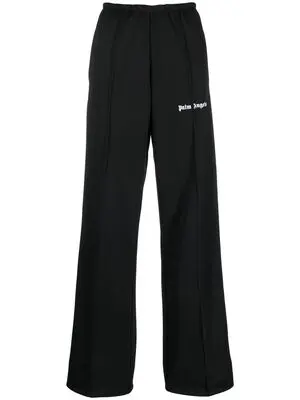 Palm Angels Logo-print Track Pants - Black