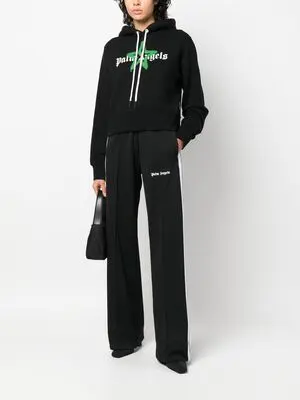 Palm Angels Logo-print Track Pants - Black