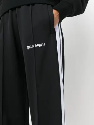 Palm Angels Logo-print Track Pants - Black