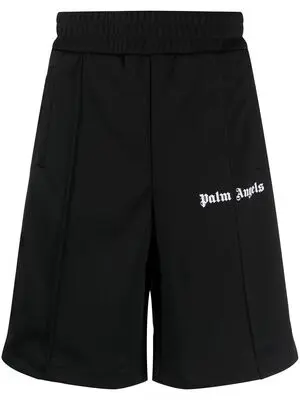 Palm Angels Logo-print Track Shorts