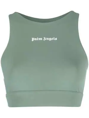 Palm Angels Cropped Sports Bras