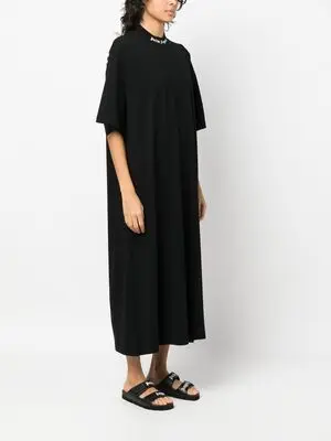 Palm Angels Logo-print T-shirt Dress