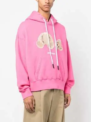 Palm Angels Bear Hoodie - Pink