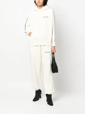 Palm Angels Logo-print Track Pants - Neutrals