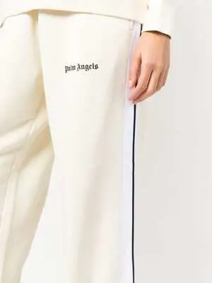 Palm Angels Logo-print Track Pants - Neutrals