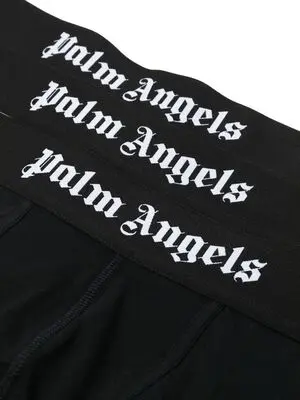 Palm Angels Tri-pack Logo-waistband Boxer Set
