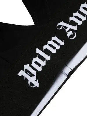 Palm Angels Logo-tape Triangle Bra
