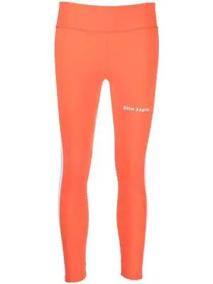 Palm Angels Logo-print Leggings - Orange