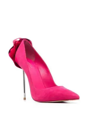 LE SILLA Petalo 120mm Suede Pumps - Pink