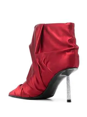 LE SILLA Bella 80mm Ruched Ankle Boots