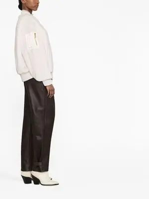 BLANCA VITA Faux-fur Bomber Jacket