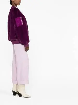 BLANCA VITA Faux-fur Bomber Jacket